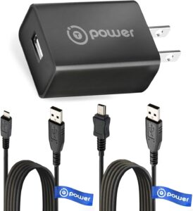 t-power 5v charger for petcube interactive play 2 bites 2 interactive wi-fi pet camera fits both 1st & 2nd generation 20191-pb913nvtd, bb20usms, pp20usms ac dc adapter power supply cord