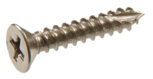 the hillman group 45448 9-inch x 1-1/4-inch flat phillips wood screw, satin nickel, 15-pack