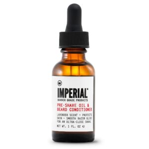 imperial barber pre-shave oil & beard conditioner, 1 oz