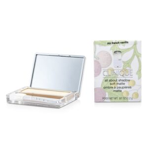 clinique all about shadow - # aa french vanilla (soft matte) 2.2g/0.07oz