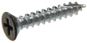 hillman 45395 7-inch x 3/4-inch flat phillips wood screw, black, 40-pack