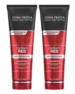 john frieda radiant red, colour protecting shampoo, 8.3 fl oz (pack of 2)