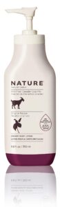 nature by canus creamy body lotion, original, 11.8 oz, with smoothing fresh canadian goat milk, vitamin a, b3, potassium, zinc, and selenium