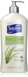 suave body lotion - soothing with aloe - 18 oz - 2 pk