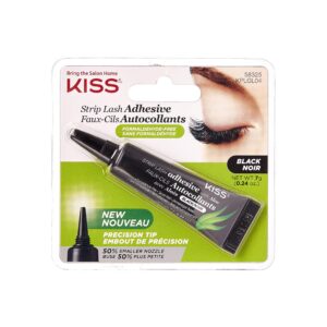 kiss strip lash adhesive black