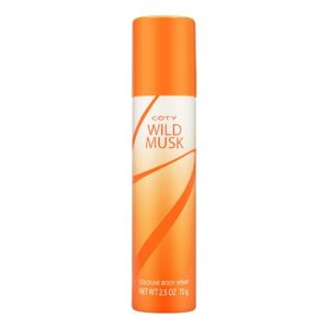 coty wild musk cologne body spray - 2.5 oz - 2 pk