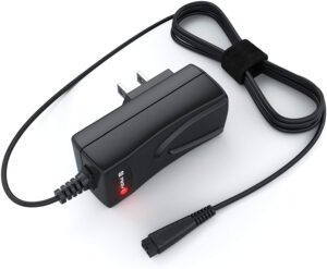 pwr 5.4v charger for panasonic shaver arc3 arc4 arc5 power cord: ul listed 6.5 ft extra long re7-87 re7-51 re7-59 es-lv97-k es-lv65-s es-lv67-k es-lv95-s es-la63-s 3 4 5 electric razor ac adapter