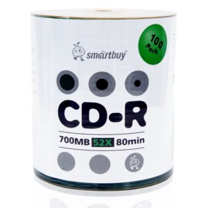 smartbuy 3000-disc 700mb/80min 52x cd-r logo top blank data recordable media disc