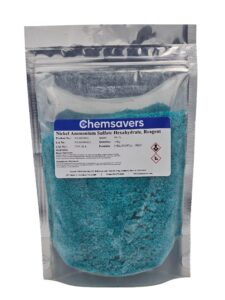 nickel ammonium sulfate hexahydrate, reagent, 98+%, 500g