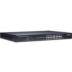 geovision gv-poe1611 geovision 16-port gigabit 802.3at web management poe switch - 16 ports - manage