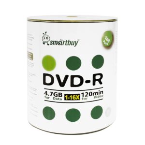 smart buy 1000 pack dvd-r 4.7gb 16x logo blank data video movie recordable disc, 1000 disc 1000 pk