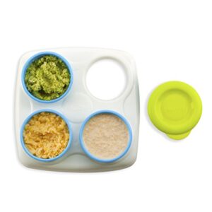 nuby garden fresh 4pk fresh food pods in tray (colors may vary)