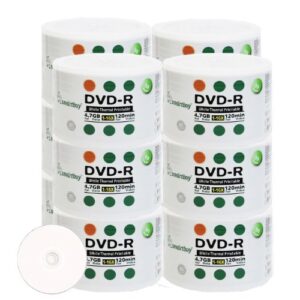 smartbuy 600-disc 4.7gb/120min 16x dvd-r white thermal hub printable blank media recordable disc