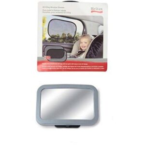 britax ez-cling sun shades and back seat mirror bundle