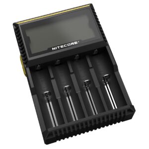 nitecore 9004666 (sysmax industrial) digi charger d4 universal smart charger, black