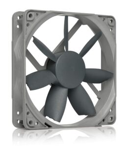 noctua nf-s12b redux-1200, high performance cooling fan, 3-pin, 1200 rpm (120mm, grey)