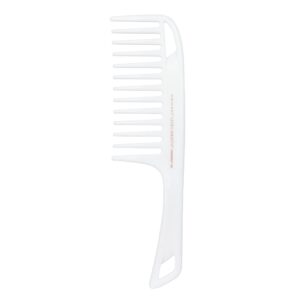 cricket ultra smooth coconut detangler comb – infused with coconut oil & keratin for frizz-free shine, ideal for wet & dry hair, extended handle for thick, long, curly hair