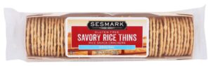 sesmark foods savory thins - original - 3.2 oz