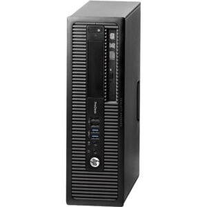 hp business desktop prodesk 600 g1 desktop computer - intel core i5 i5-4590 3.30 ghz - small form factor - 8 gb ram - 500 gb hdd - dvd-writer - intel hd graphics 4600 - windows 7 professional 64-bit