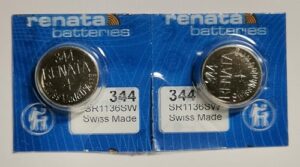 2 x renata battery 344 sr1136w