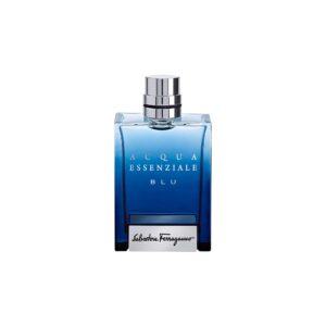 salvatore ferragamo acqua essenziale blu eau de toilette spray for men, 3.4 ounce