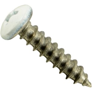 hard-to-find fastener white phillips pan sheet metal screws #8 x 3/4"