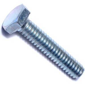 hard-to-find fastener 014973243814 full thread hex tap bolts, 1/4-20 x 1-1/4, piece-100, zinc