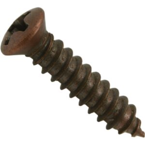 hard-to-find fastener 014973127114 phillips oval decorative screws, 8 x 3/4, piece-30 , gold