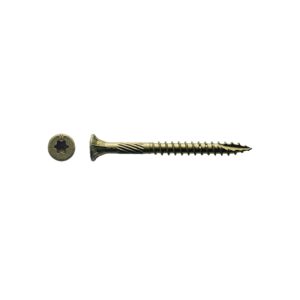 big timber 1btx92 wood screws 9x2" inch t-25-drive bit bronze star flat head (118 per box)