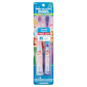 oral-b toothbrush kids frozen ii extra soft 2 pack