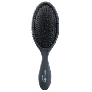 cala wet-n-dry black hair brush