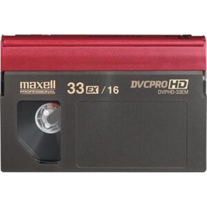 maxell dvphd-33m dvcpro hd videocassettes