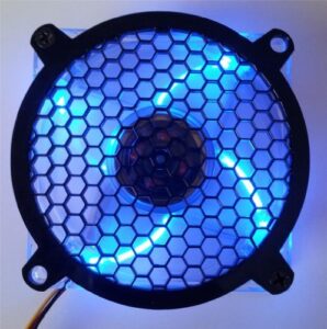 custom acrylic honeycomb computer fan grill 200mm