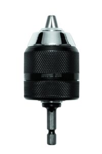 irwin tools 1869514 impact performance series square drive to hex shank socket adapter, 1/4-inch hex to 3/8-inch standard keyless chuck