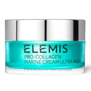 elemis pro-collagen ultra-rich marine cream, 50ml – intensely hydrating daily anti-wrinkle cream for all skin types, firms, smooths & nourishes dry skin, anti-aging moisturizer face cream