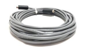 go electronic 50' visca daisy chain cable visca rs232 cable for sony, ptz optics, and other visca compatible cameras (8 pin mini din to 8 pin mini din) - made in the usa