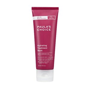 paula's choice skin recovery hydrating treatment facial mask, 4 ounce bottle, for extra dry skin