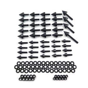 httmt mt215-008- black spike fairing bolts compatible with 1999-2000 cbr 600 f4 2001-2007 cbr600 f4i