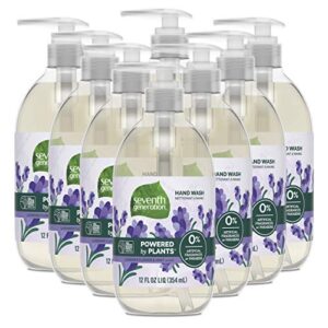 seventh generation hand soap, lavender flower & mint, 12 oz, 8 pack (packaging may vary)