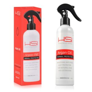 hsi professional argan oil heat protector | protect up to 450º f from flat irons