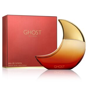 ghost eclipse eau de toilette - charismatic, warm and happy fragrance for women - floral fruity scent with notes of lemon, lotus flower and sandalwood - celebrate the eclipse - 2.5 oz spray