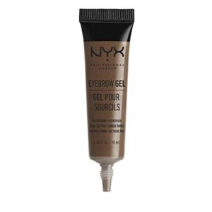 nyx professional makeup eyebrow gel, chocolate