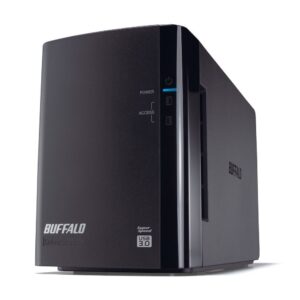 buffalo drivestation duo 2-bay 8tb (2x4tb) taa desktop external hard drive usb 3.2