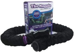 the noggle-making the backseat cool again-quick & easy to use car travel accessories for a comfy ride summer or winter-air vent extender hose directs cool or warm air to your kids - 6ft, lt. blast