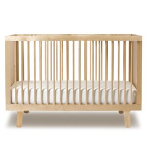 oeuf sparrow crib, birch