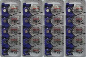 20 maxell 377 sr626sw ag4 batteries, new hologram packaging