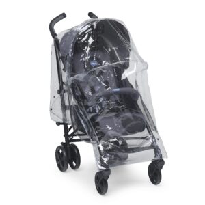 chicco universal deluxe rain cover for stroller | breathable & ventilated, inc. storage pocket