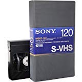 sony svhs s-vhs mqst-120 color st-120 broadcast videocassette super vhs