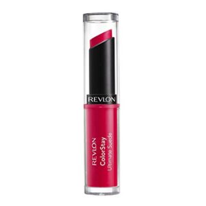 revlon colorstay ultimate suede lipstick, longwear soft, ultra-hydrating high-impact lip color, formulated with vitamin e, stylist (073), 0.09 oz