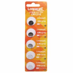 loopacell 20 pk lithium coin battery 3v for keyless entry and remote controls cr1216